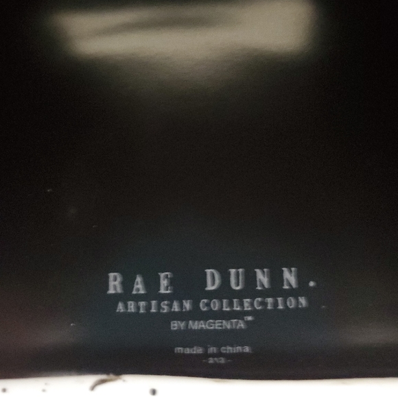 Rae Dunn Artisan Collection Black TISSUE Tissue Box Ceramic Cover ...